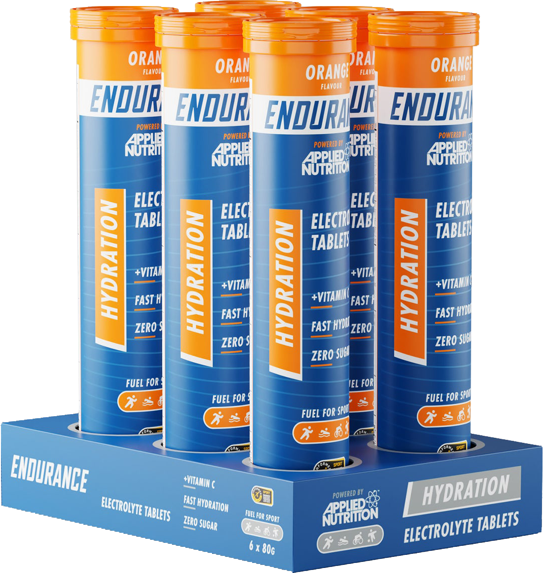 Applied Nutrition Endurance Hydration Electrolyte tabs Orange (6 x 20 ...