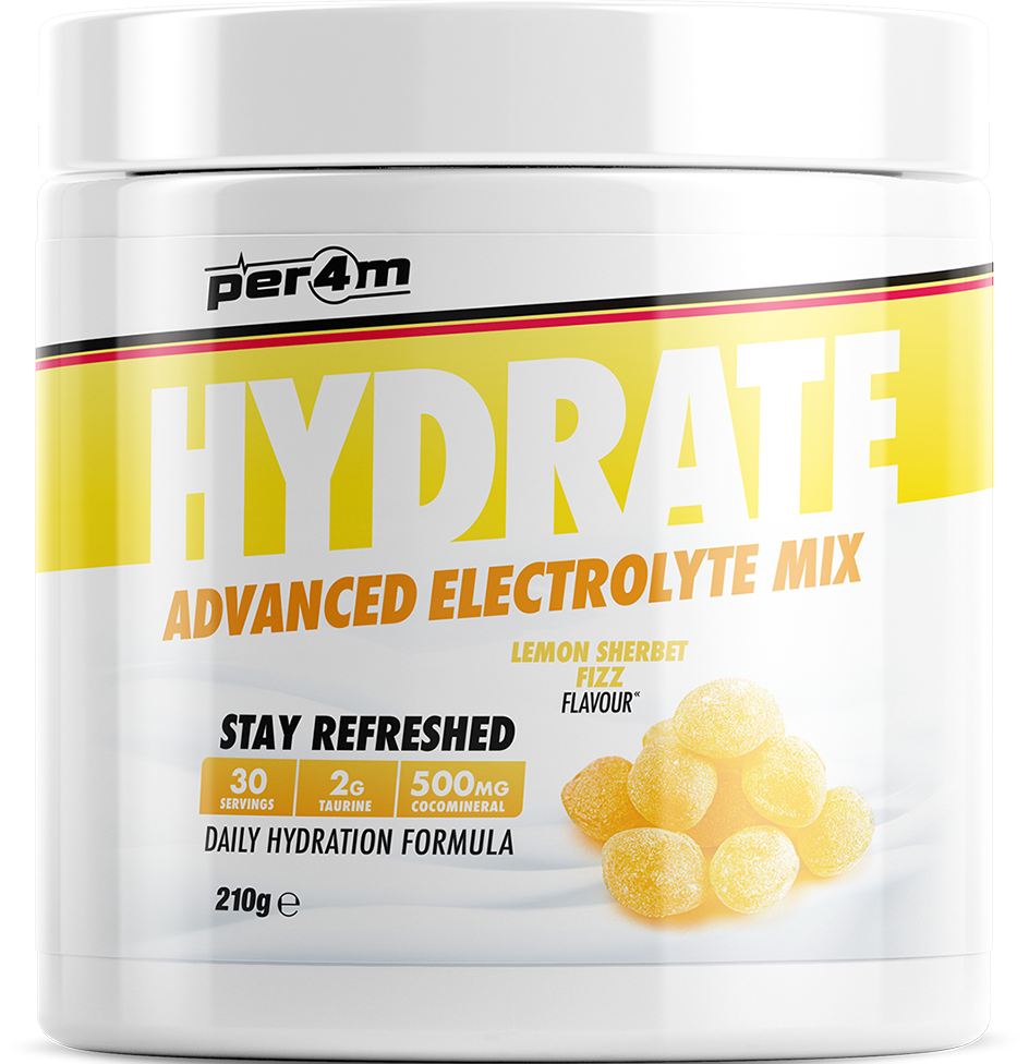 PER4M Hydration Electrolyte Mix Lemon Sherbet Fizz (210 g) – Supspace NL