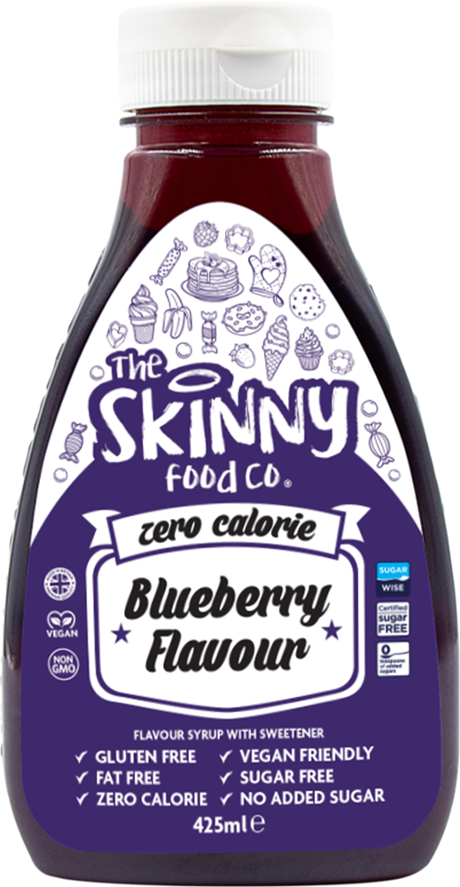 The Skinny Food Co Skinny Syrup Blueberry (425 ml) – Supspace NL