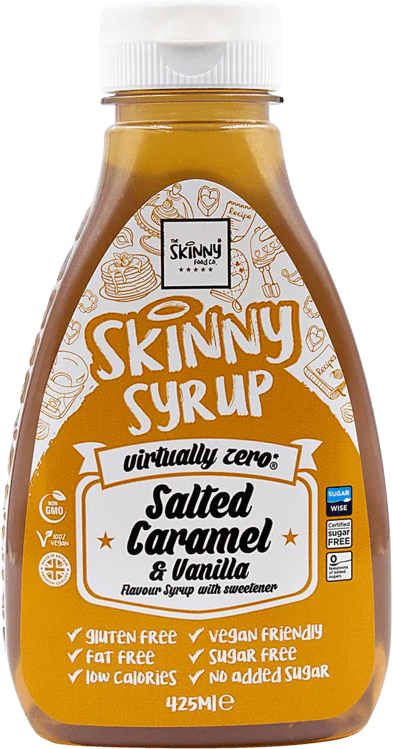 The Skinny Food Co Skinny Syrup Salted Caramel & Vanilla (425 ml ...
