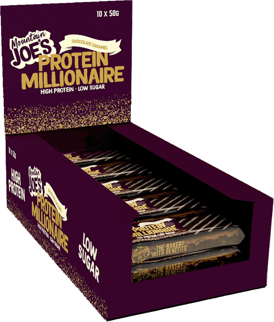 Mountain Joe's Protein Millionaire Chocolate Caramel (10 x 50 g) | What ... Mountain Joe's Protein Millionaire Chocolate Caramel (10 x 50 g) | What ...